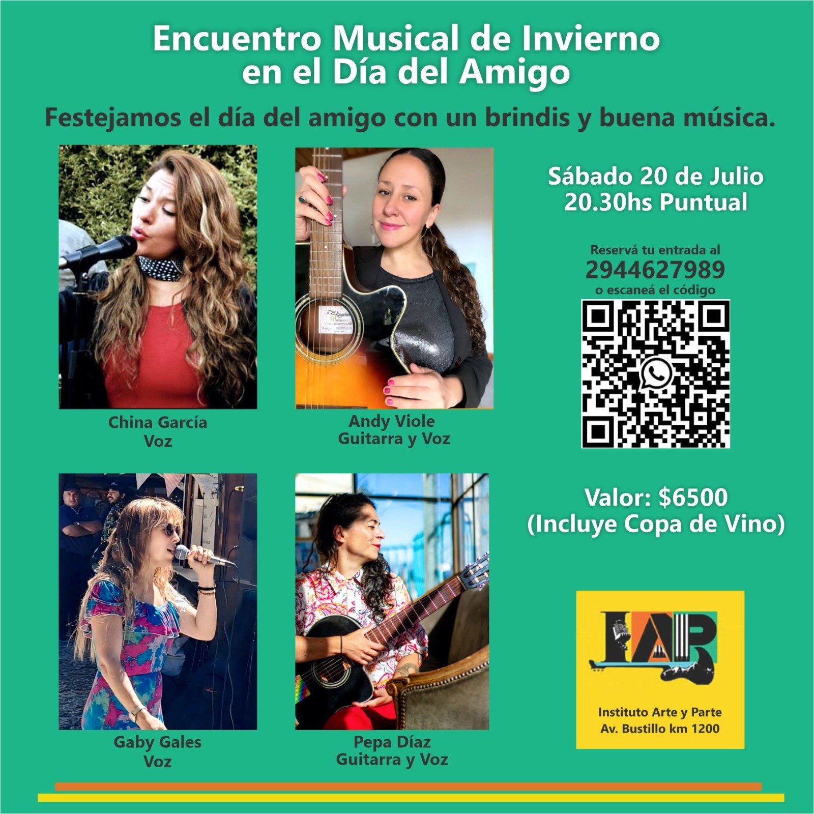 ENCUENTRO MUSICAL DE INVIERNO EN EL IAP, EN EL DÍA DEL AMIGO ...